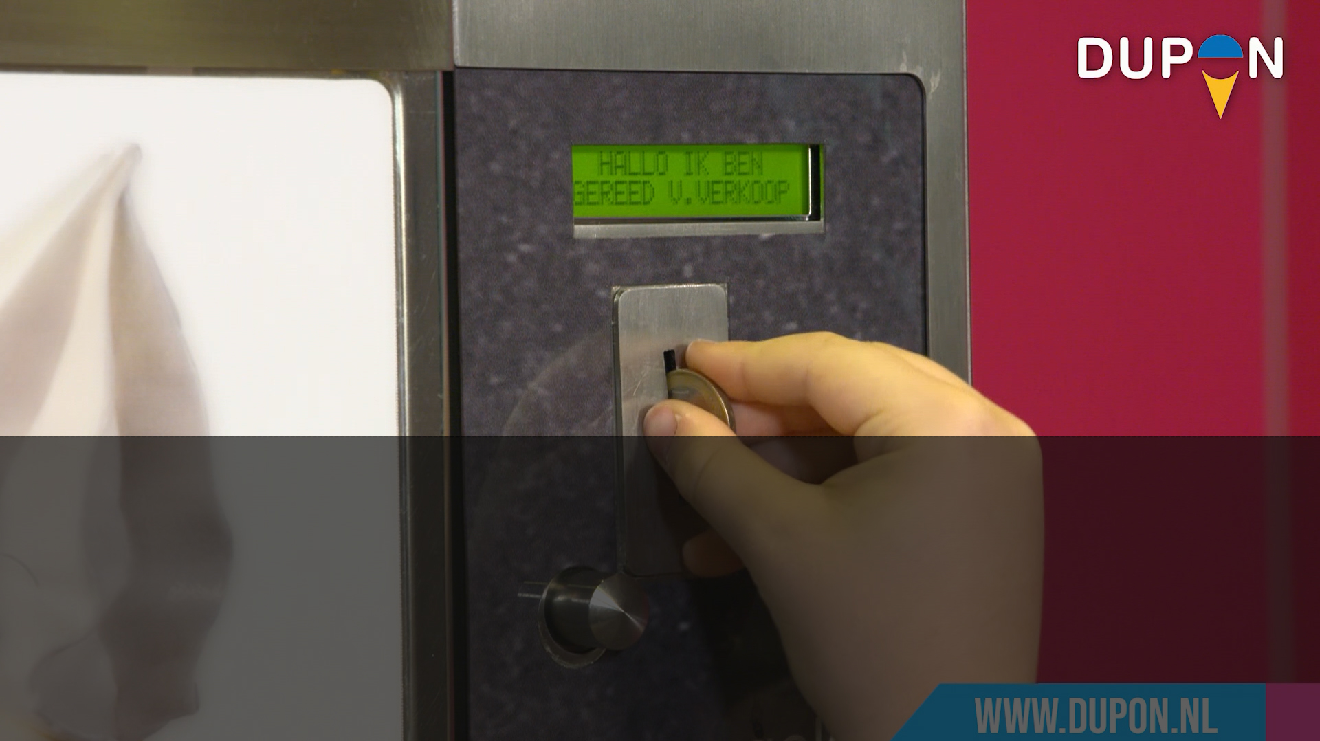 Softijsmachine zelfbediening Muntgeld - Dupon Nederland B.V.